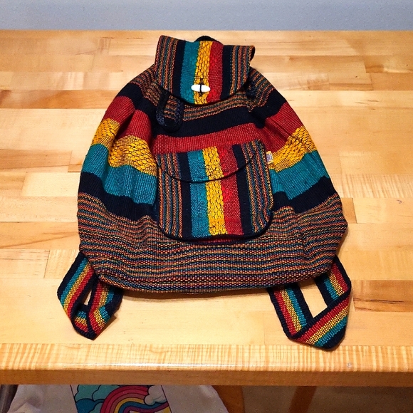 Pinzon | Bags | Pinzon Rasta Yellow Red Black Green Baja Backpack ...